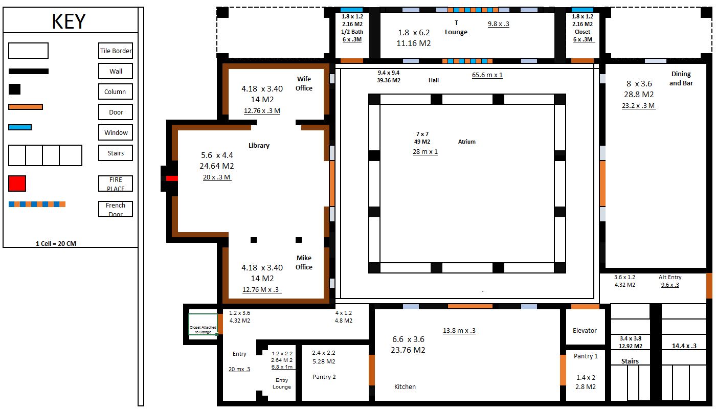 The 7 Meter Atrium Floor Plan and Cost Estimate – Project Riad