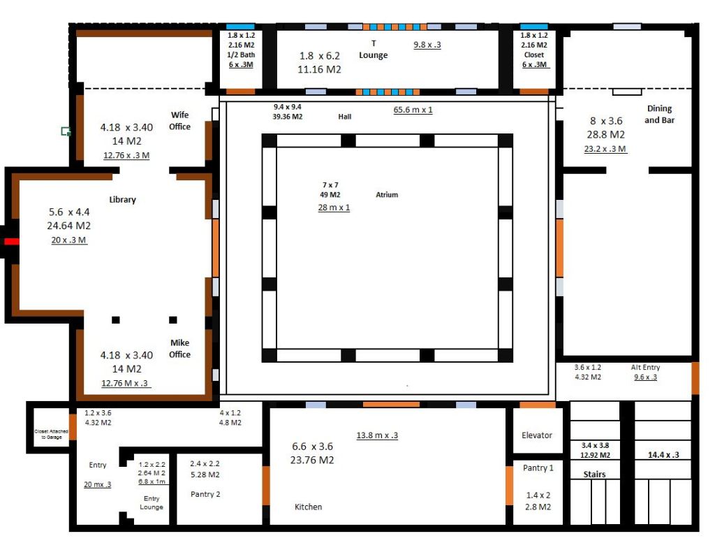 The 7 Meter Atrium Floor Plan and Cost Estimate – Project Riad
